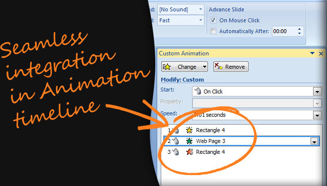 ShowRoom Insert Web Page In A PowerPoint Presentation